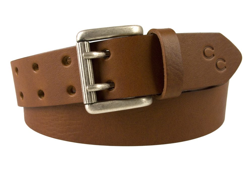 Womens Tan Leather Belt - Champion Chase
